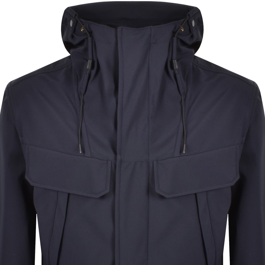 CP Company Shell R Goggle Jacket Navy | Mainline Menswear